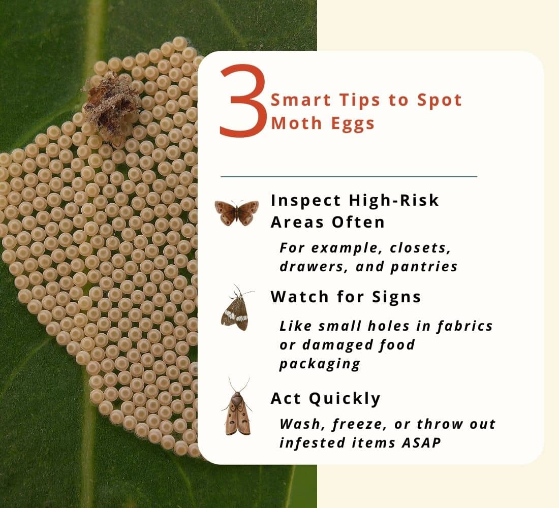 3 Tips to Identify Moth Eggs and Prevent Problems | Inside & Out Pest ...